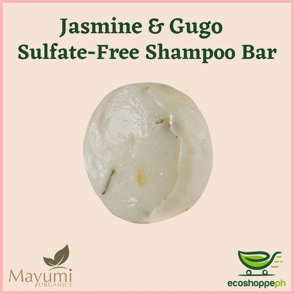 Mayumi Organics Hair Thickening Jasmine & Gugo Sulfate-Free Shampoo Bar ...