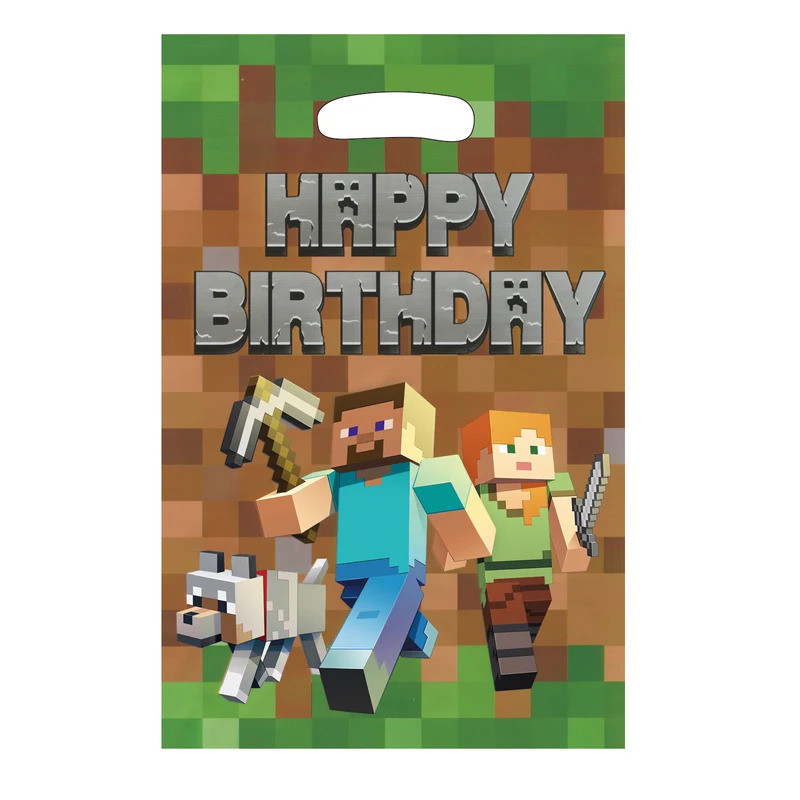 30pcs Minecraft Birthday Party Gift Bags Candy Bags Goody Bags ...