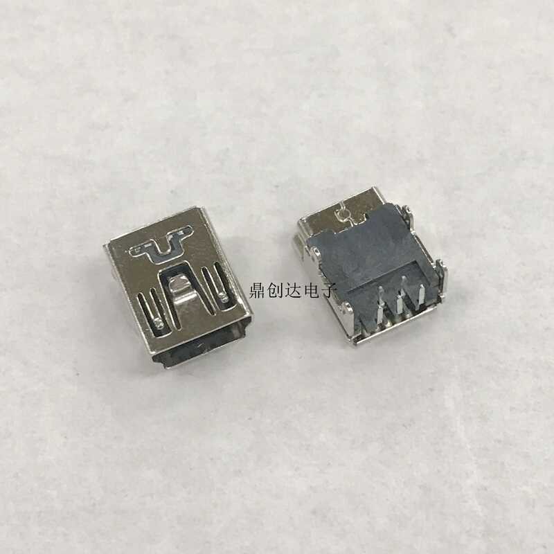 MINI USB female socket 5P mini female socket plug-in board mini female ...