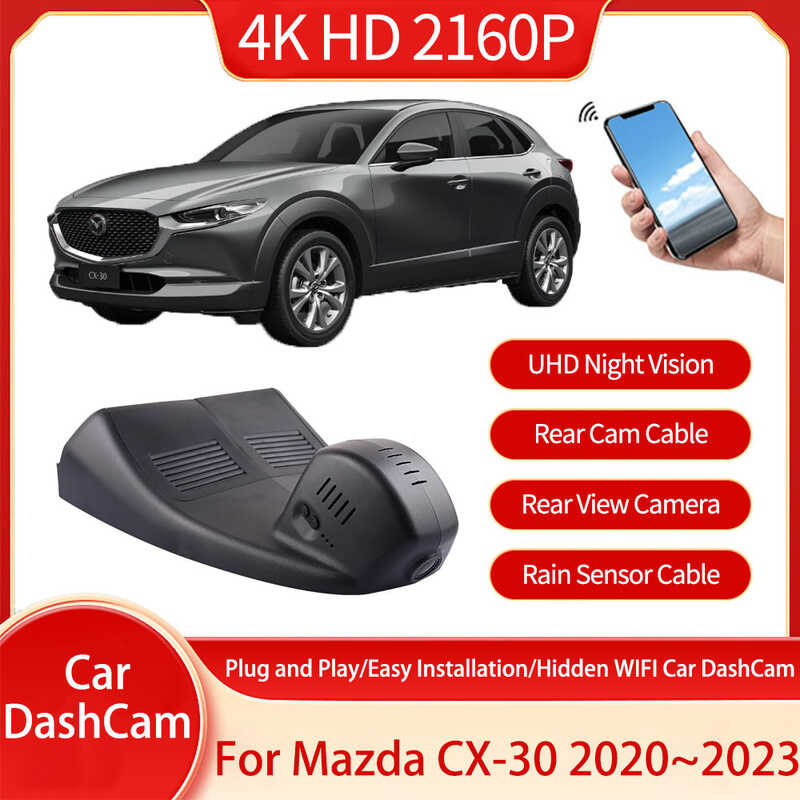 Para C Sa Mazda Cx-30 Cx30 CX 30 2020 2021 2022 2023 Dash Cam New Loop Video Memory Card HD Wide ...