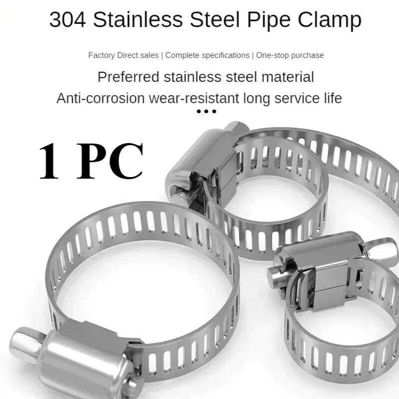 Water Pump Clamps Clamp Adjustable Mm Stainless Steel Gear Clip Hose ...