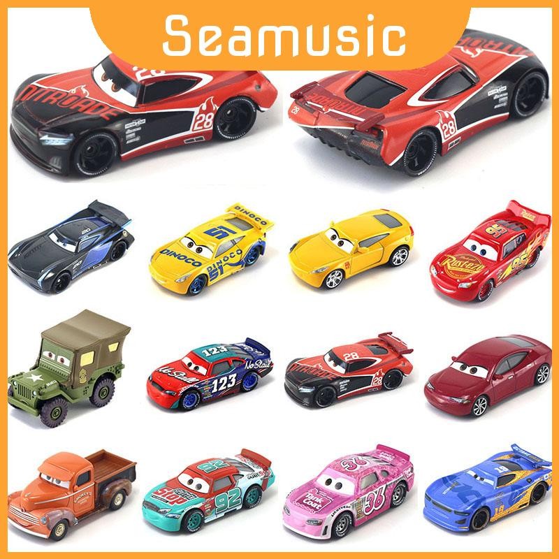 Cars Disney 95 Dinosaur Grey Mcqueen Alloy Children's Toy Car Model ...