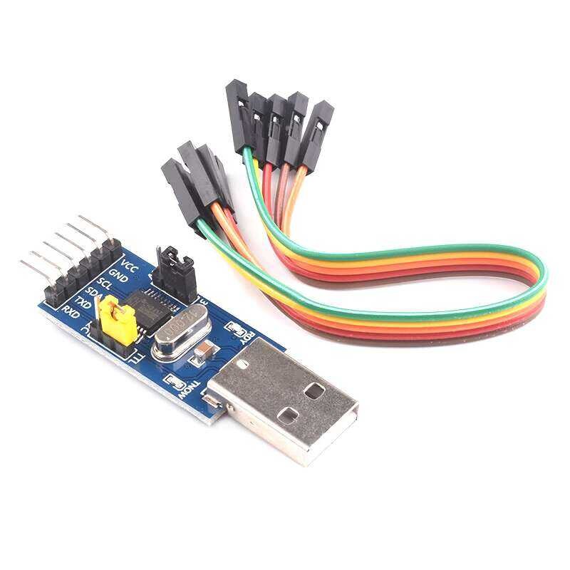 Ch341t 2-In-1 Multifunctional Module USB To I2c IIC UART TTL Microcontroller Serial Port ...