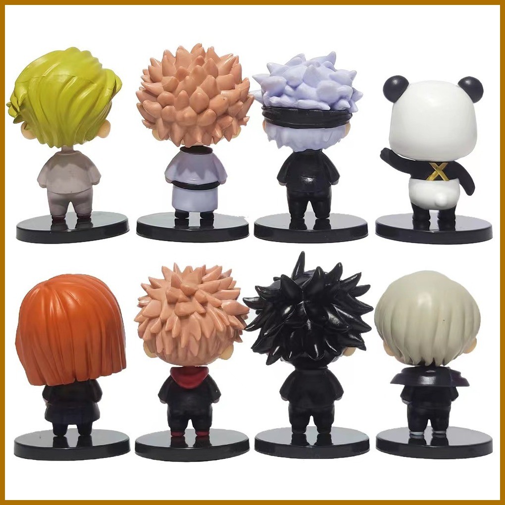 Jujutsu Kaisen Chibi PVC Action Figures Anime Merchandise Gojo, Itadori ...