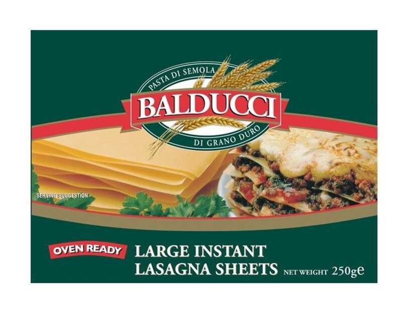 Balducci Large Instant Lasagna Pasta Sheets From Australia (250G ...