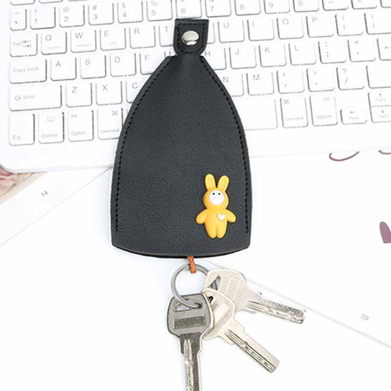 Creative Pull-Out Key Case Cover Leather Large-Capacity Key Sleeve ...
