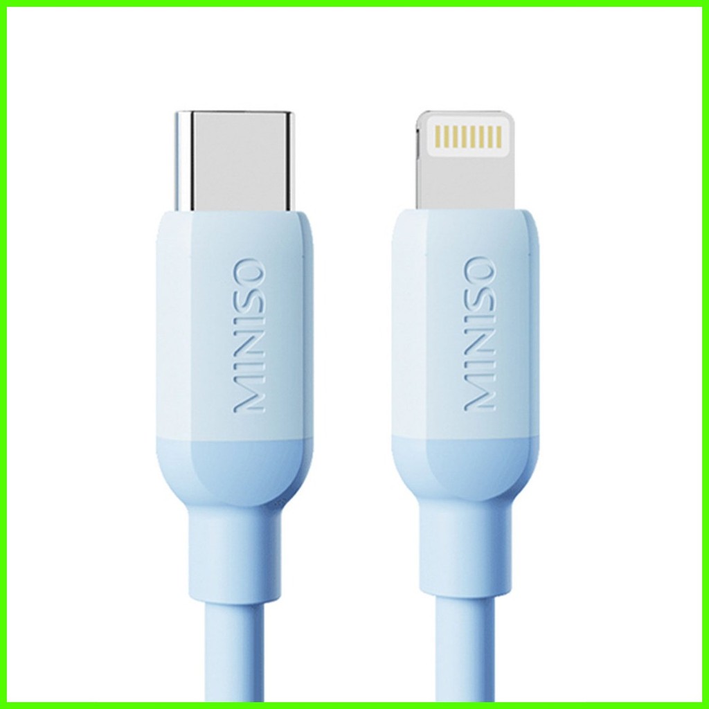 MINISO CTL Silicone Fast Charging Cable | Shopee Philippines