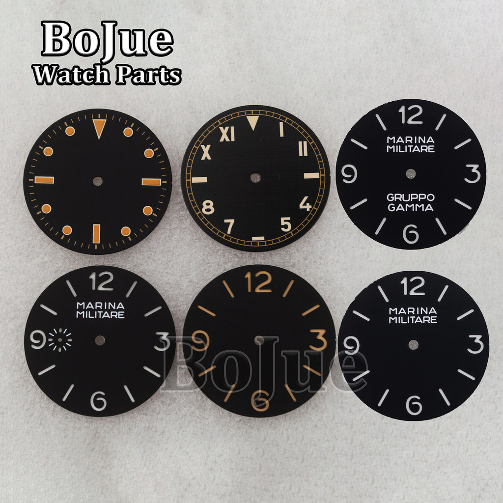 39Mm Wath Dial Vintage Retro Green Luminors Watch Face For PAM Case ...