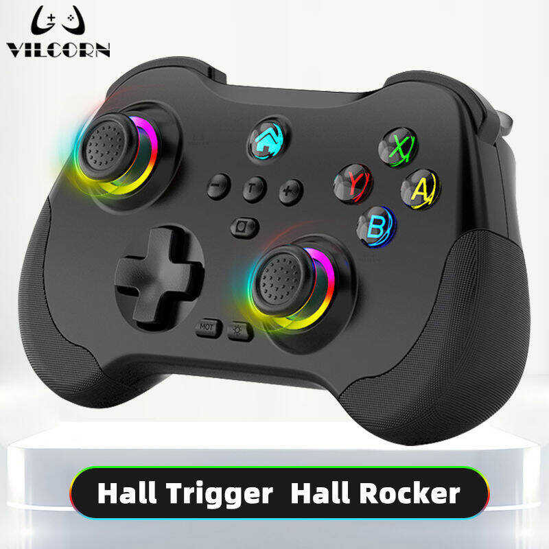 Dual Wireless Mini Hall Gamepad Game Controller For Ally PC Steam Deck ...