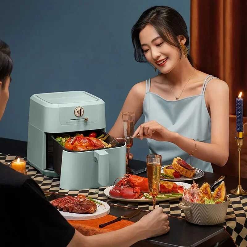 Fryer DAEWOO 5L Big Capacity Multifunctional Kitchen Airfryer Low Fat ...