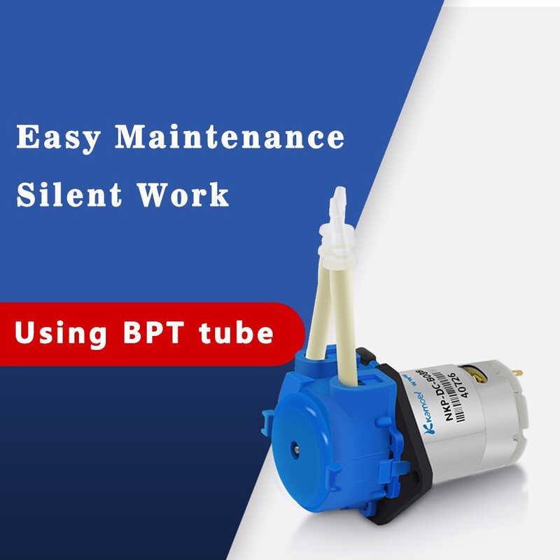 DC Kamoer 12V 24V Pump Peristaltic Pumps Dosing Head With Connector ...