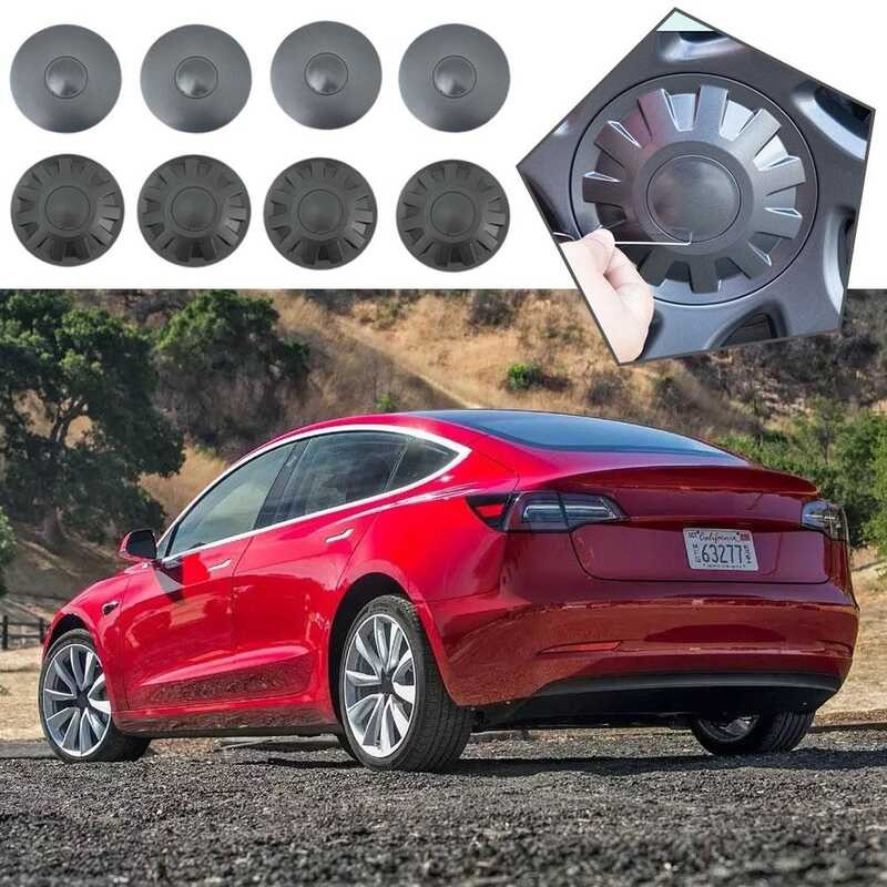 Tesla For Highland 2023-2024 Hubcaps For Model 3 New Wheel Center Hub ...