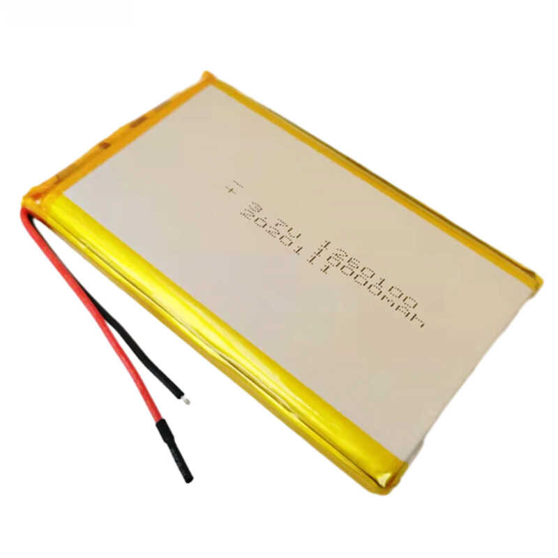 3.7V 1260100 10000Mah Lithium Battery Li-Po Rechargeable Batteries ...