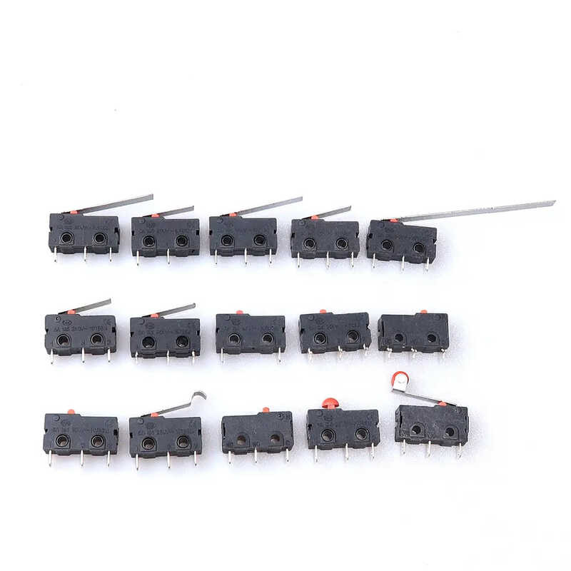 Normally closed medium-sized micro switch, three pin touch micro switch ...
