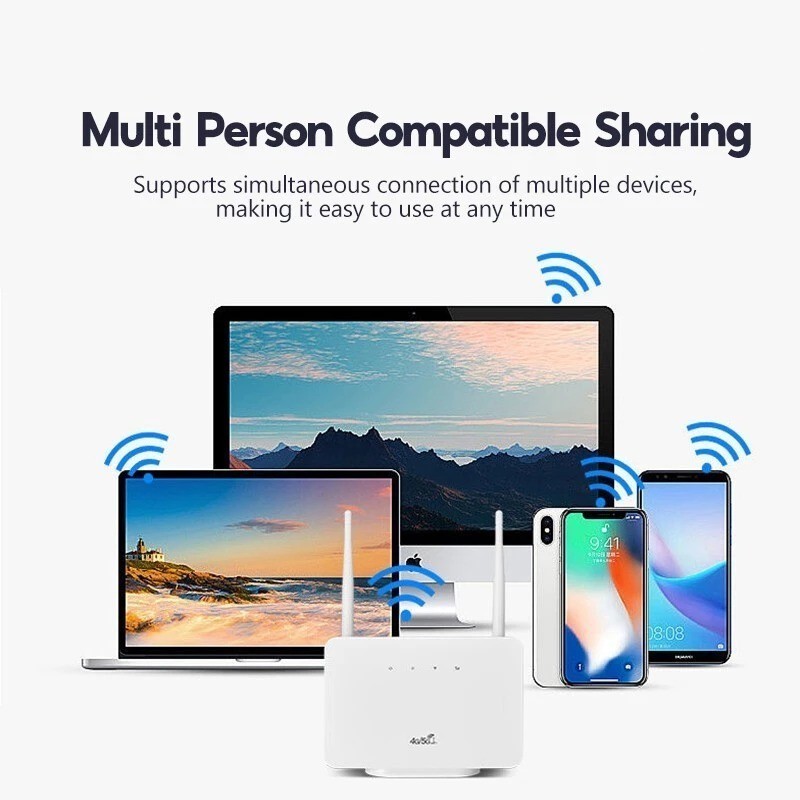 300Mbps 4G/5G Router Multi-Mode Wi-Fi Dual Band Gigabit Router with SIM ...