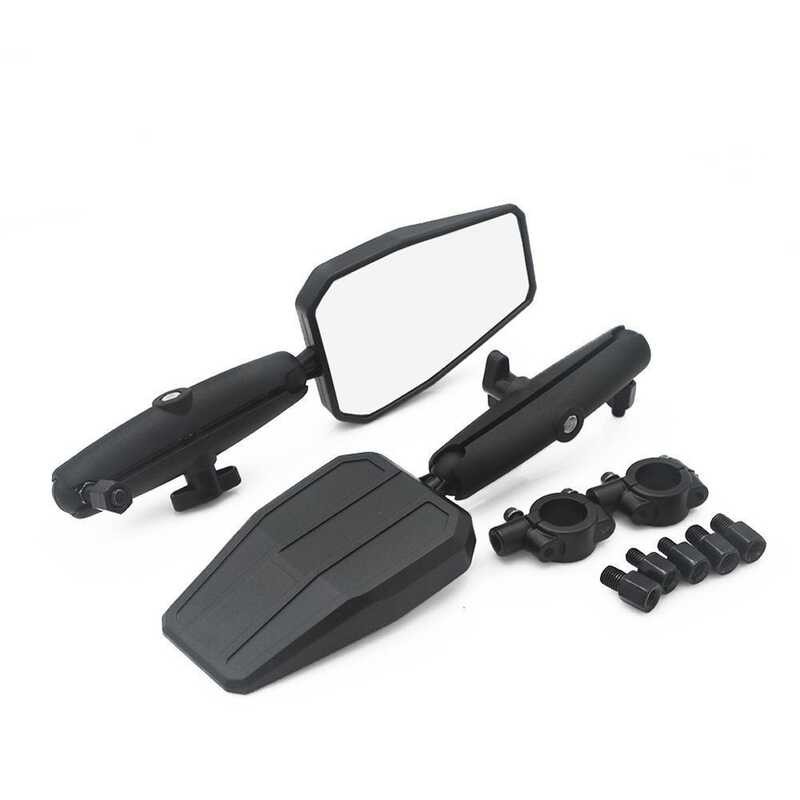 360 Motorcycle Degree Rotating Foldable Rear View Side Mirrors With ...