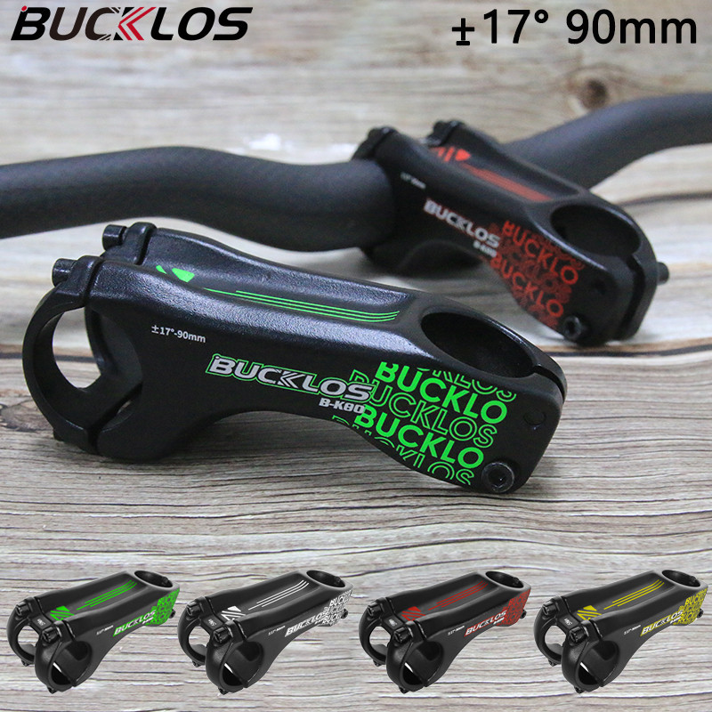 BUCKLOS Stem Negative 17 Degrees 90mm Bike Stem CNC High-strength ...
