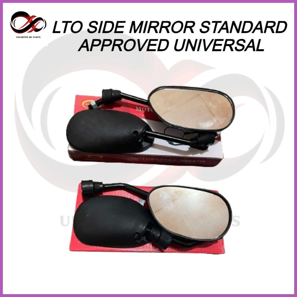 LTO Side mirror Standard Approved universal | Shopee Philippines
