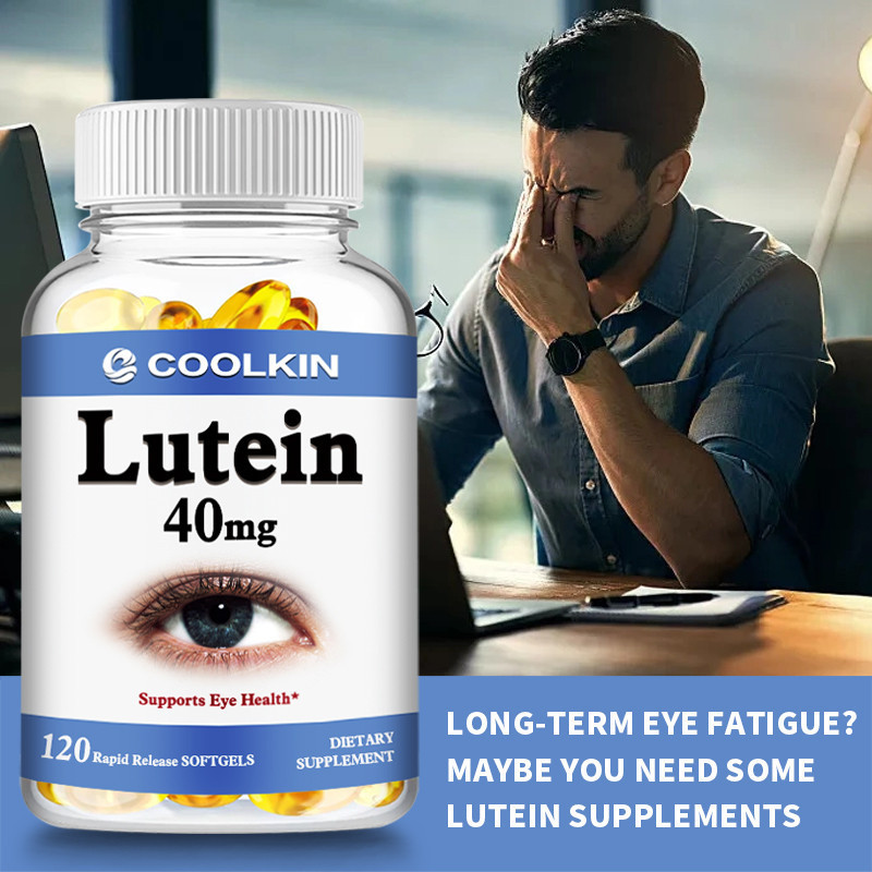 Lutein Capsules, 40 mg Eye Health Supplement, Supports Vision Health ...