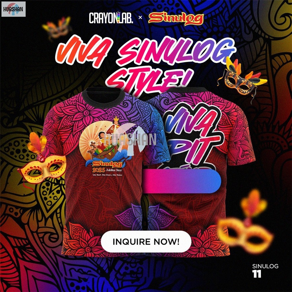 Sinulog Festival Shirt another newly design for sinulog 2025 t-shirt ...