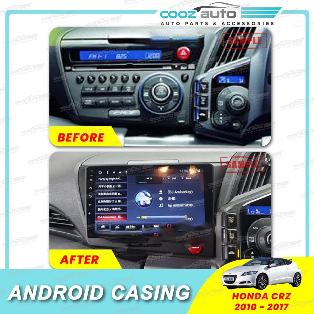Honda CR-Z CRZ 2010 - 2017 9" Car Android Casing Dashboard Audio ...