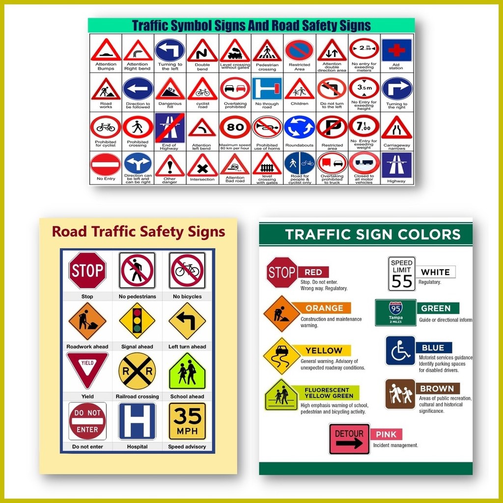 Laminated Road Symbol Signs and Traffic Symbols, Road Signs, Traffic ...