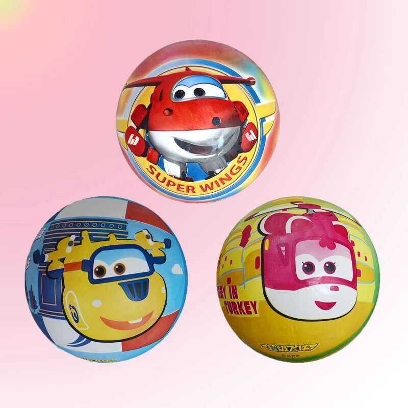 Inot 6-inch Super Flying Hero Cartoon Inflatable Toy Ball Kindergarten ...
