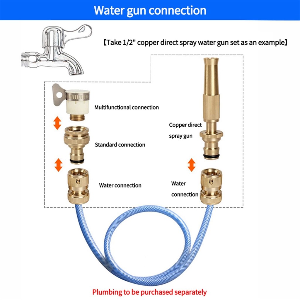 Universal Tap Kitchen Adapters Brass Faucet Tap Connector Washing ...