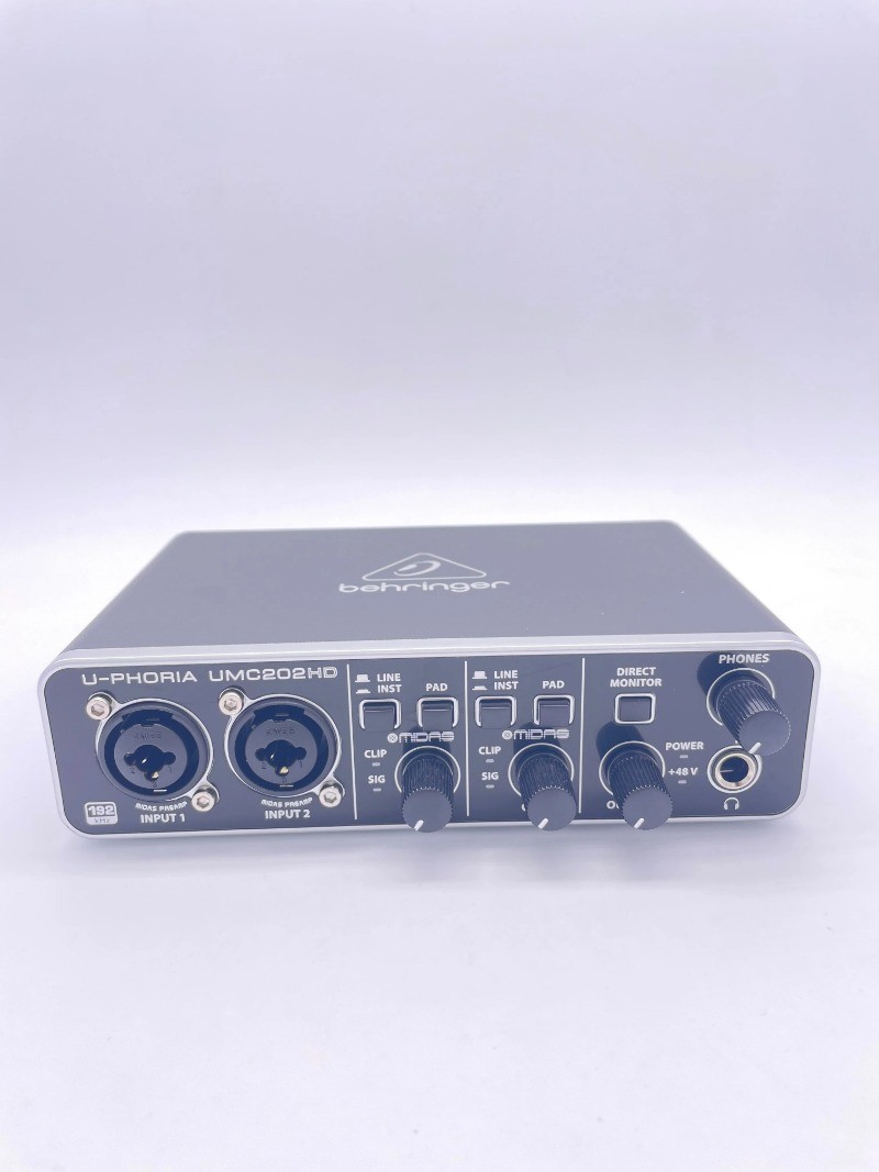 Behringer UMC204HD/UMC202HD/ UMC22 Sound Card Audio Interface Recording ...