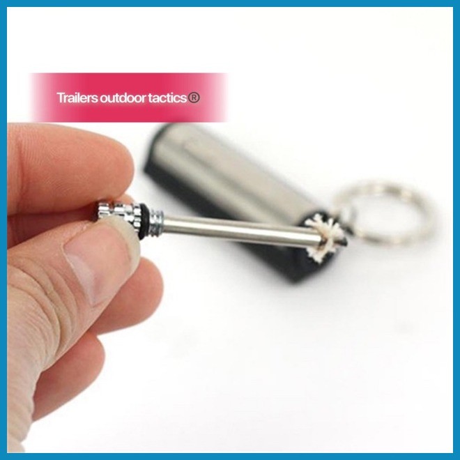 Emergency Fire Starter Magnesium Flint Striker Camping Lighter camping ...