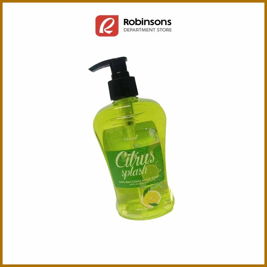 Bloom Anti Bacterial Liquid Hand Soap CITRUS SPLASH Buy (500ml ...