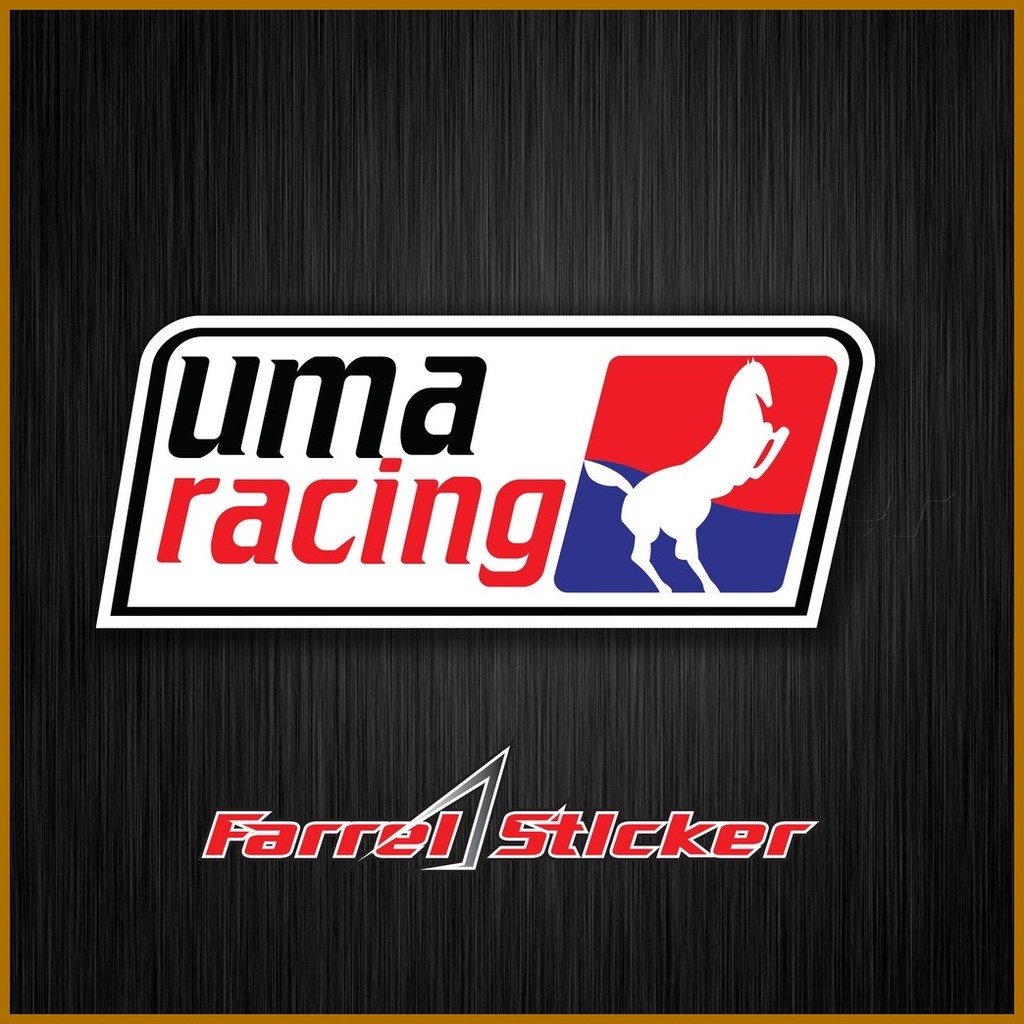 Uma RACING PRINTCUT sticker | Shopee Philippines