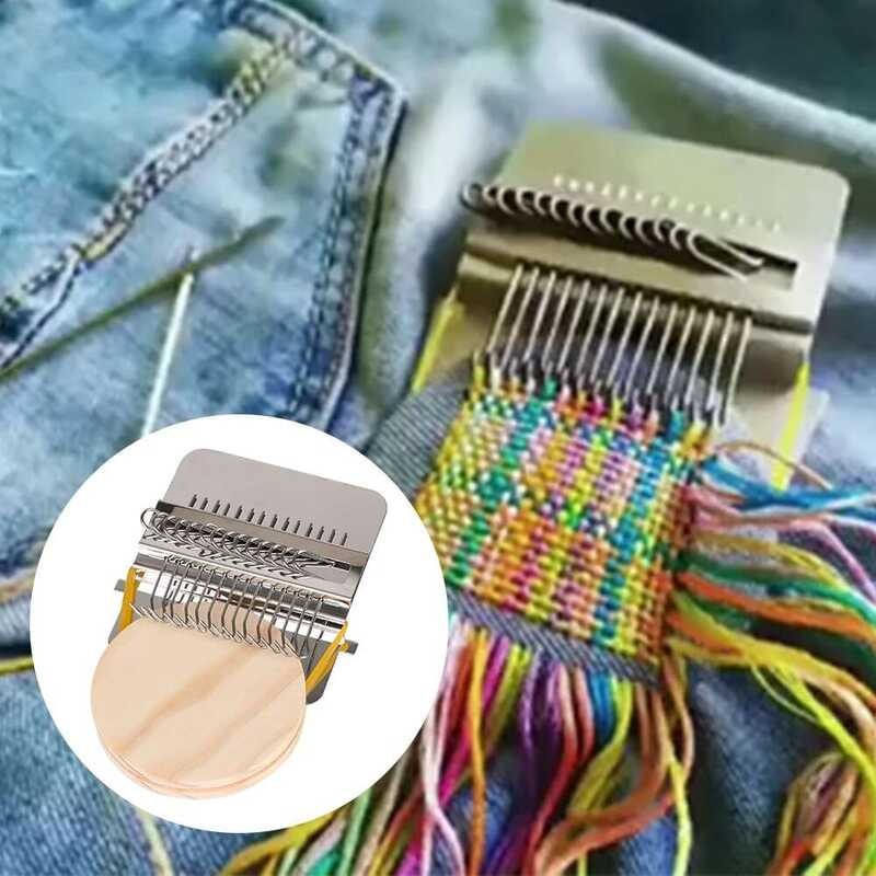 Yy Mga Kagamitan Para Sa Pagkukumpuni Ng Damit At Jeans Kamay Tapestry Wood Pagweaving Frame ...