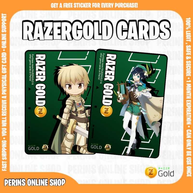 Razer Gold PIN (Ph) - Redeemable Physical Gift Cards | Shopee Philippines