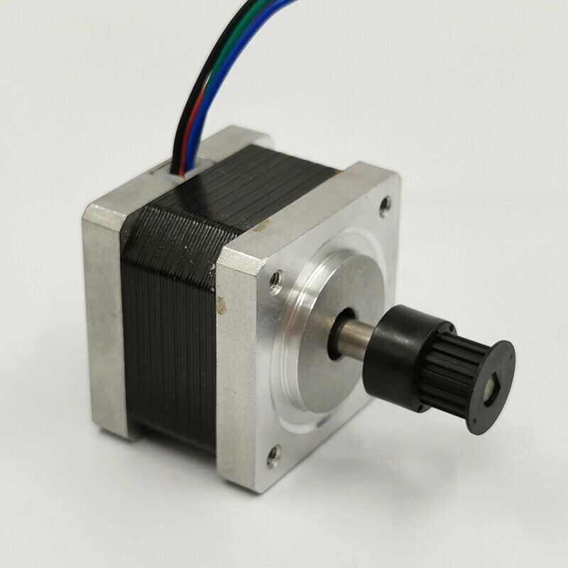Nema14 35Mm Stepper Motor 1.8 Degree 2-Phase 4-Wire Pulley 6.8 Ohms ...