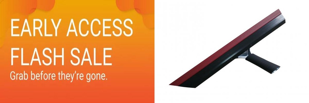 Floor Paint Squeegee Professional Epoxy Notched Squeegee with Soft ...