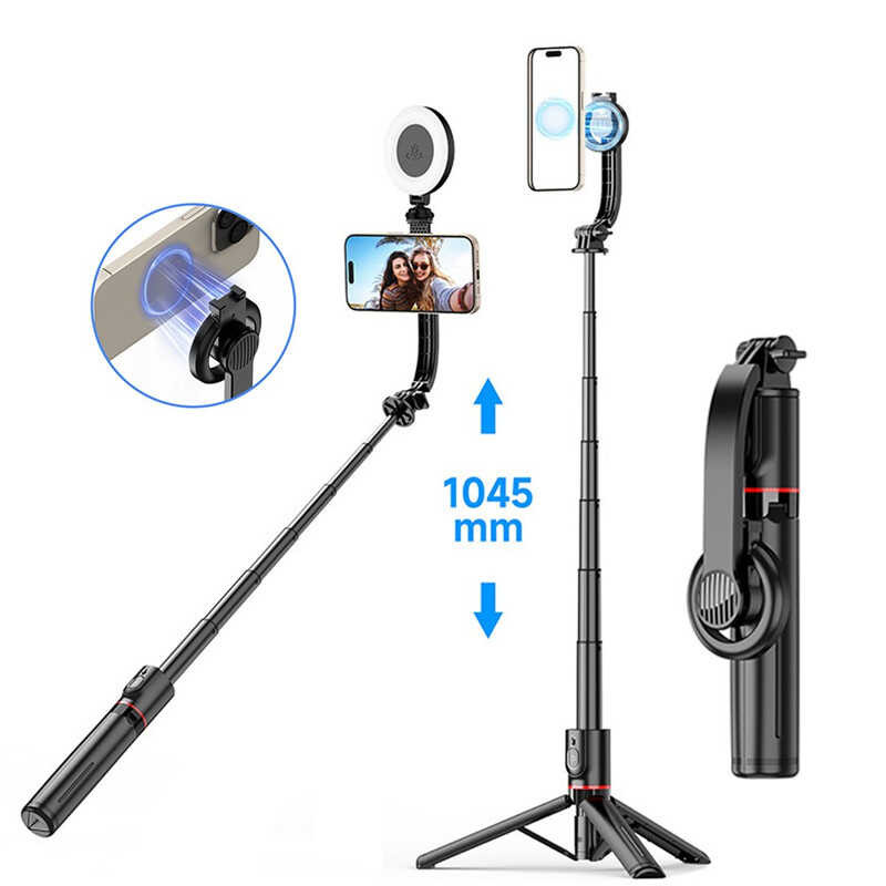 Tripod Holder Selfie Stick Shooting Tiok Stand Magnetic Safe Cradle Magsafe Iphone Max Tape Mini ...