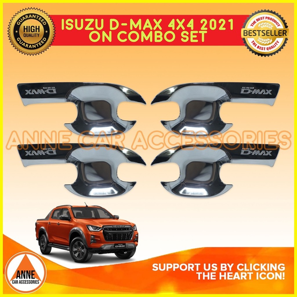 Garnish Cover for Isuzu D-max / Dmax 2021 - 2023 Onwards Black / Chrome ...