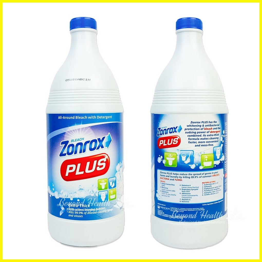 ۩ Zonrox Bleach Plus 900ml Extra Thick Bleach All Around Bleach with ...