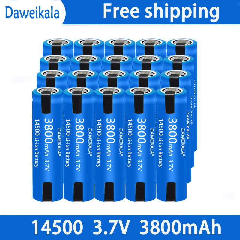 LY 14500 Baterya 3.7V AA 3800Mah Lithium Ion Battery, May Welding, Para ...