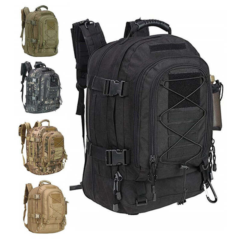 60L D shopee Tactical Backpack Army Molle Assault Rucksack Outdoor ...