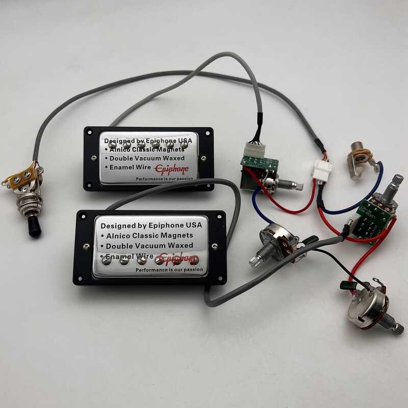 Epi Upgrade Humbucker Pickups Whit Push Pull Coil Split Wiring For Les ...