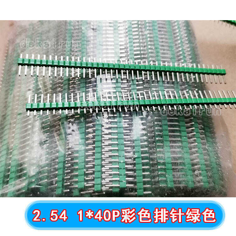 Environmentally friendly gold-plated spacing of 2.54MM, 1 * 40P color ...
