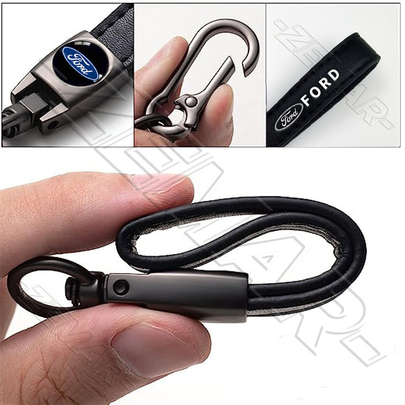 Nissan Nismo Leather Metal Car Keychain Motorcycle Key Holder High-end ...