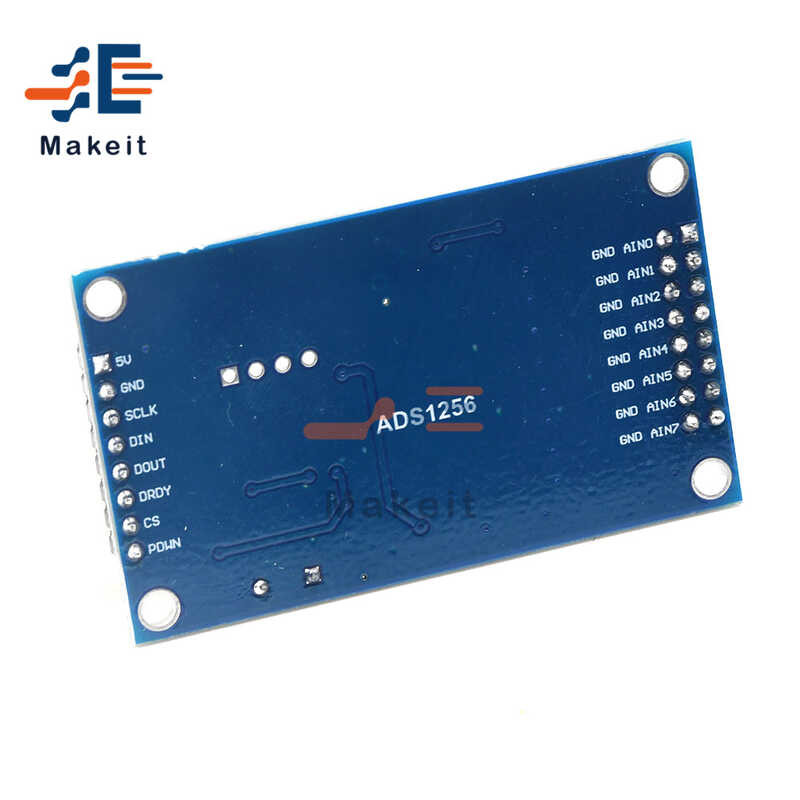 24 ADS1256 Bit 8 Channel ADC Board Module High Precision AD Collecting Data Acquisition Card ...