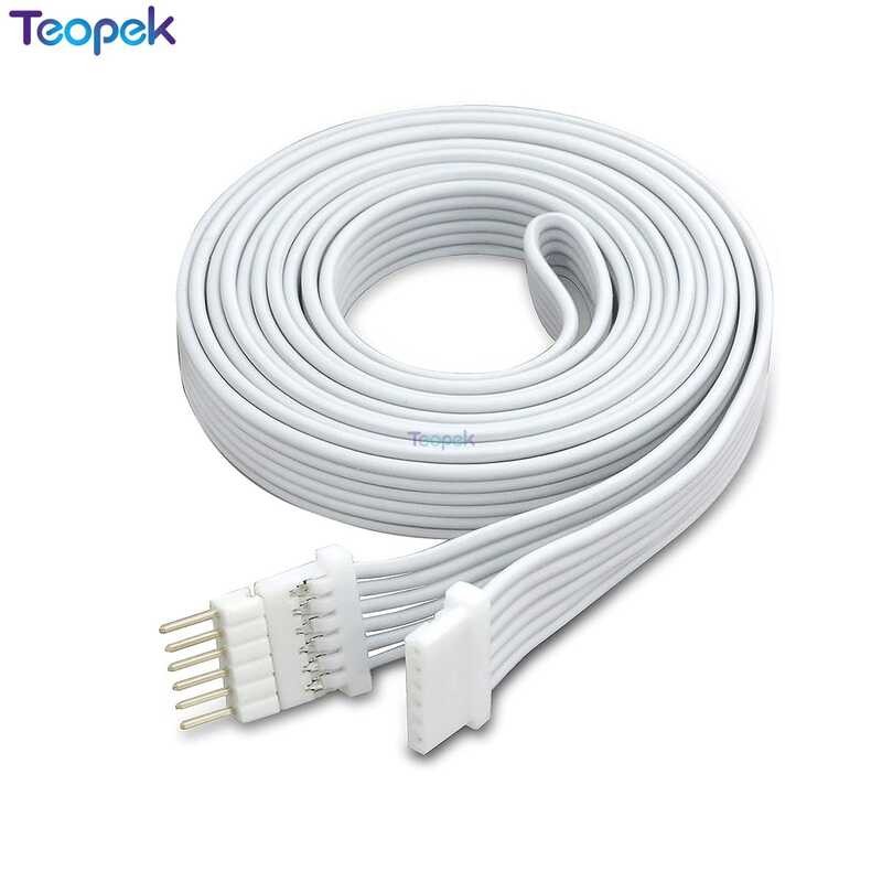 6Pin 2pcs Extension Wire For Hue Lightstrip Plus V4 White icro 6-PIN ...