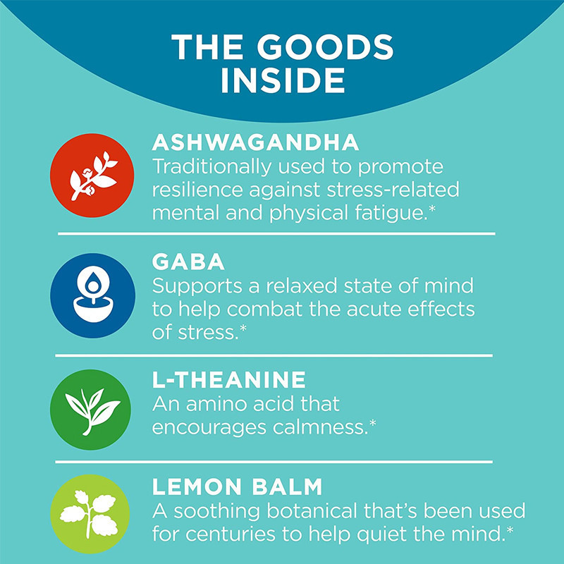 Pslalae Goodbye Stress Capsules - Contains L-Theanine, Ash Wagandha ...
