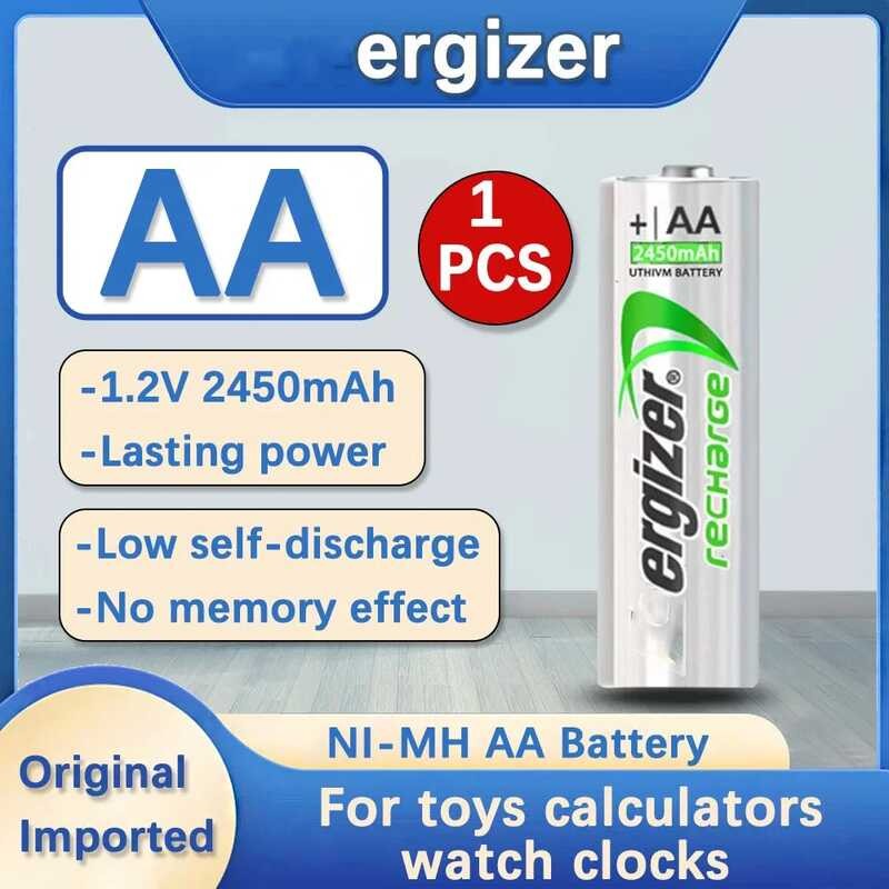 35 New 3 Nergizer Ene 2450Mah AA 1.2V Ni-Mh Rechargeable Batteries For ...