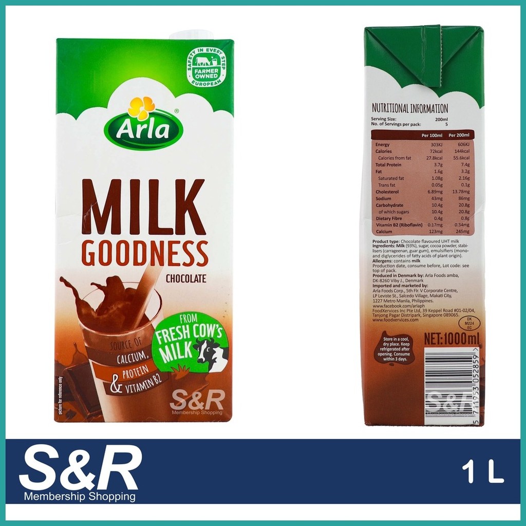 Arla Chocolate UHT Milk 1L | Shopee Philippines