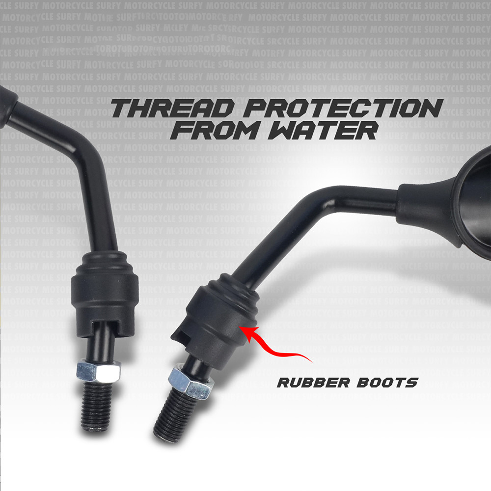 YAMAHA Y125ZR Design Side Mirror Bend Stem HD Clear Lens Walang Grado ...
